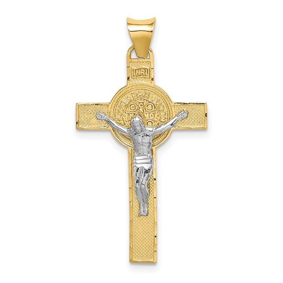 Million Charms | Jewelry | Million Charms 4k Gold Twotone St Benedict ...